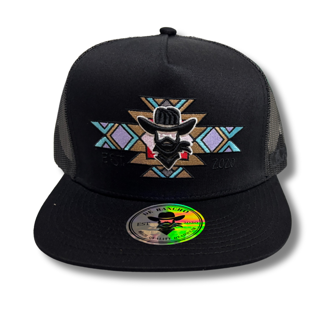 BLACK CAP AZTEC PRINT | Lana's Boutique